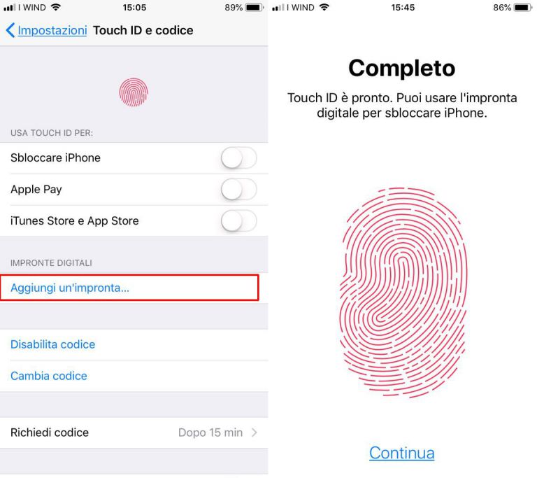 Attivare il blocco schermo su iPhone con codice o Touch ID - magazineapp.it